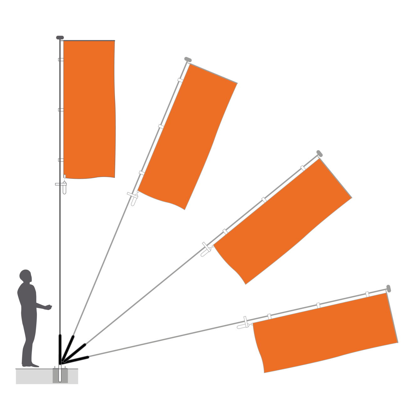 Catarge steaguri din fibră de sticlă - FlagLand
